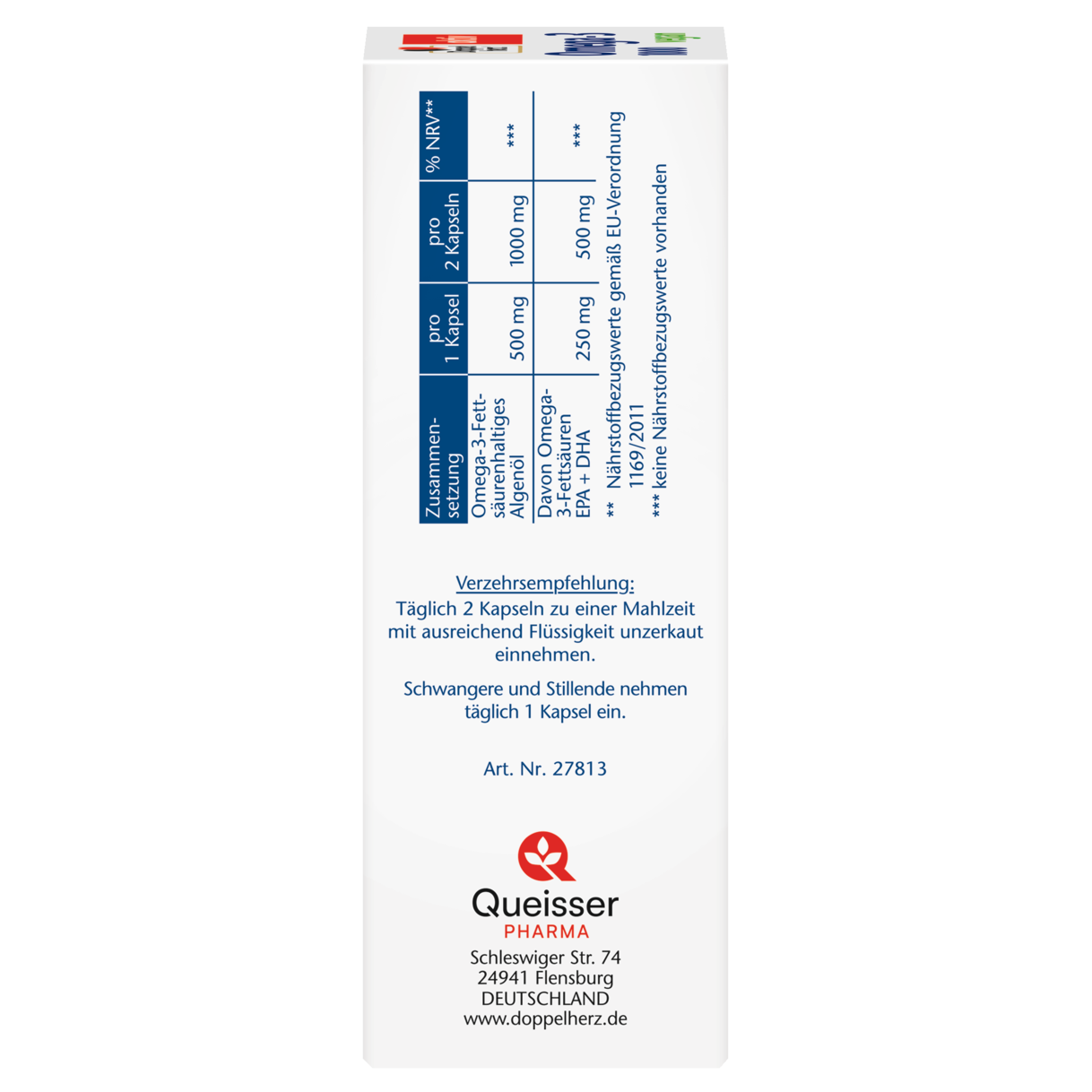 Doppelherz Omega 3 1000 Vegan Doppelherz