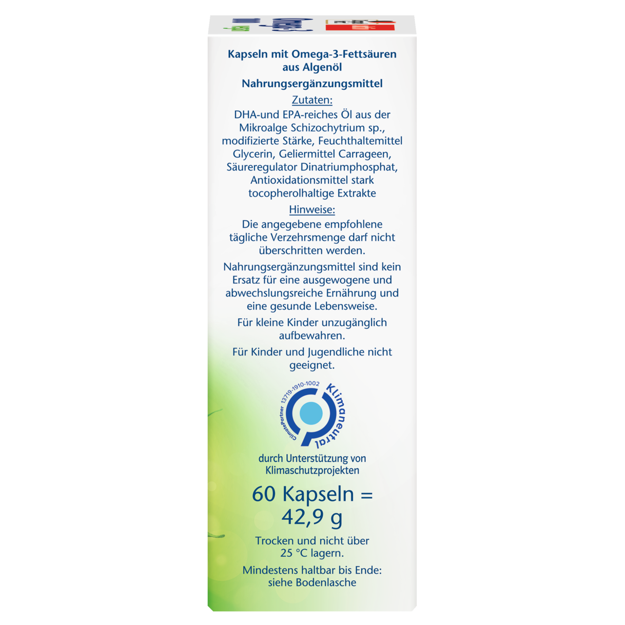 Doppelherz Omega 3 1000 Vegan Doppelherz
